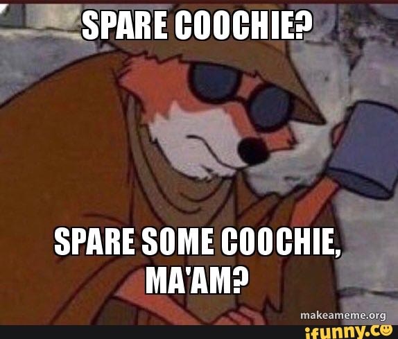 SPARE COOCHIED) SPARE SOME COOCHIE, MA'AM? makeamem e.0rg - iFunny Brazil