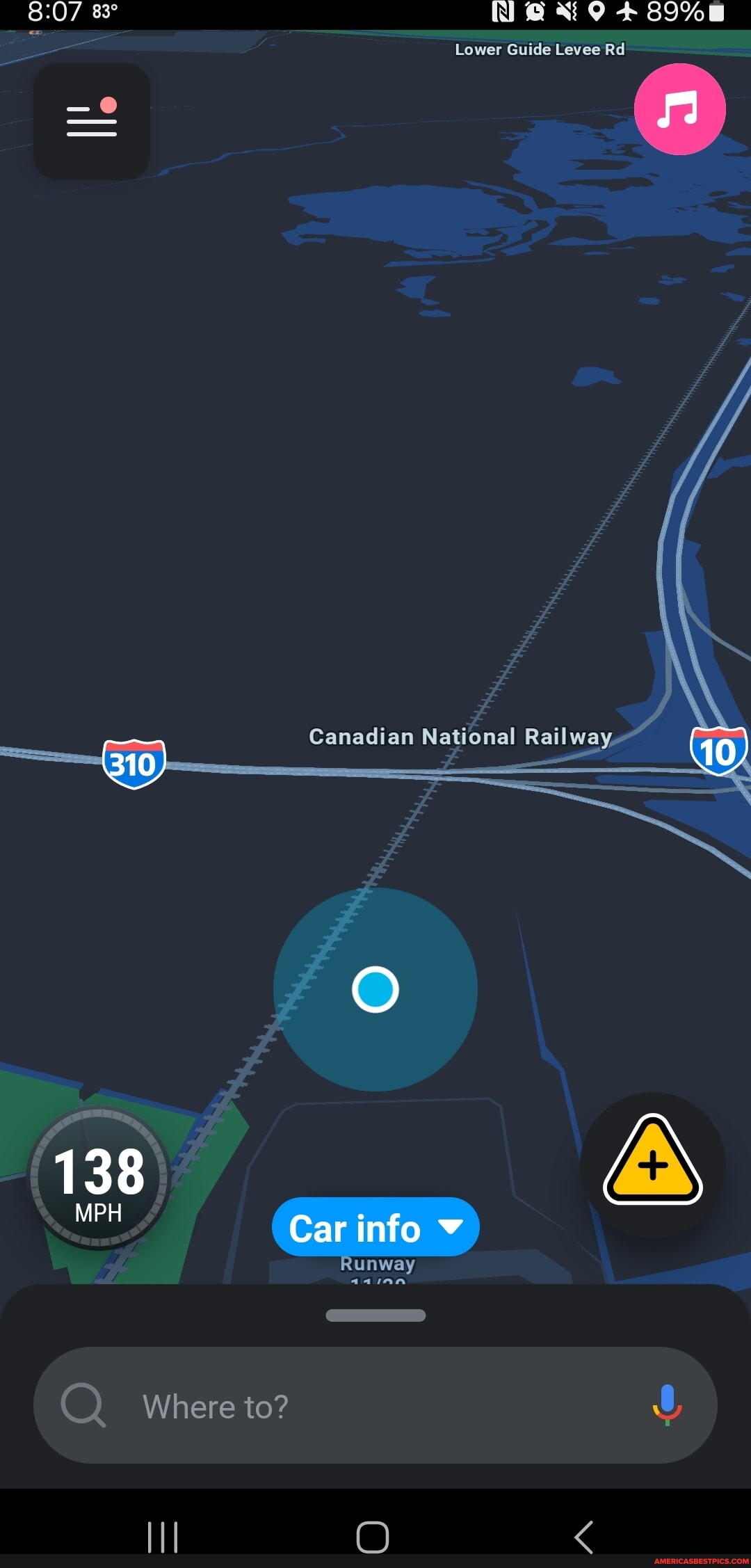 Lower Guide Levee Rd Canadian National Railway, Car unway, info 138 MPH ...