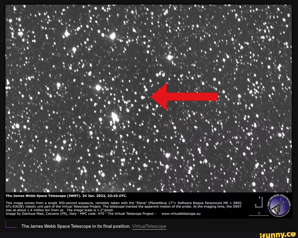 James Webb Scope in Final Position. - 'The James Webb Space Telescope ...