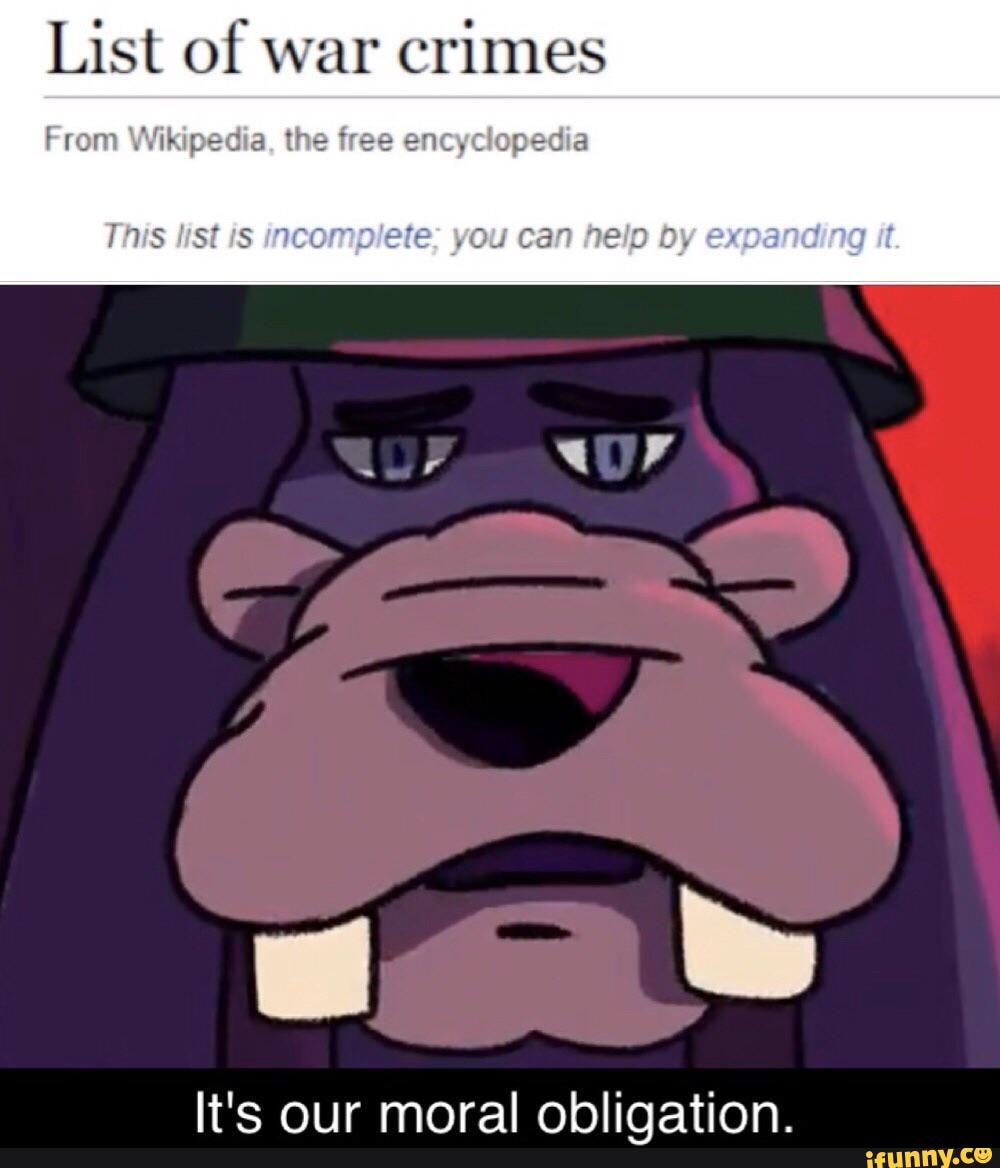 List of war crimes From Wikipedia, the free encyclopedia This list is ...