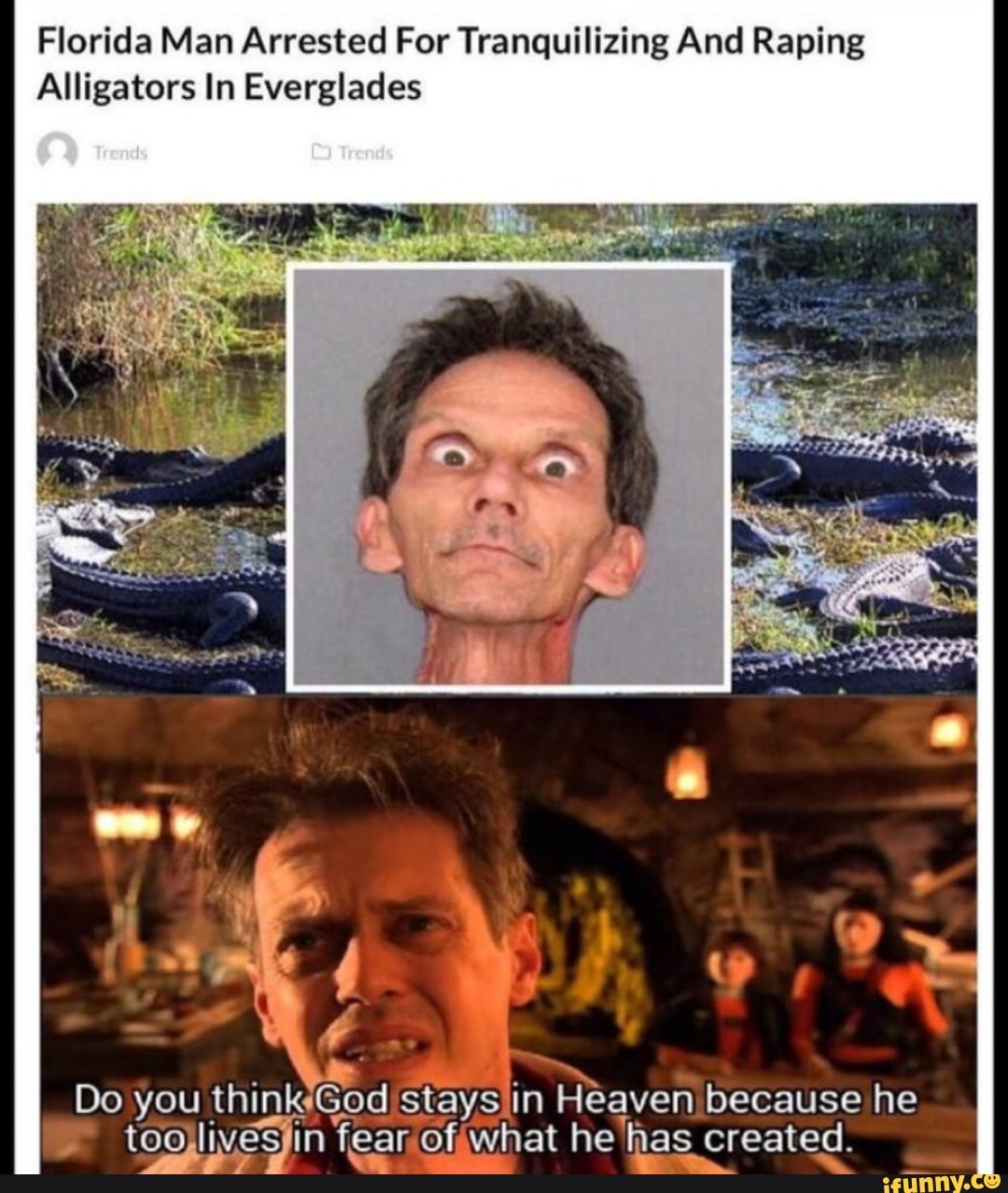 Florida Man Arrested For Tranquilizing And Raping Alligators In ...