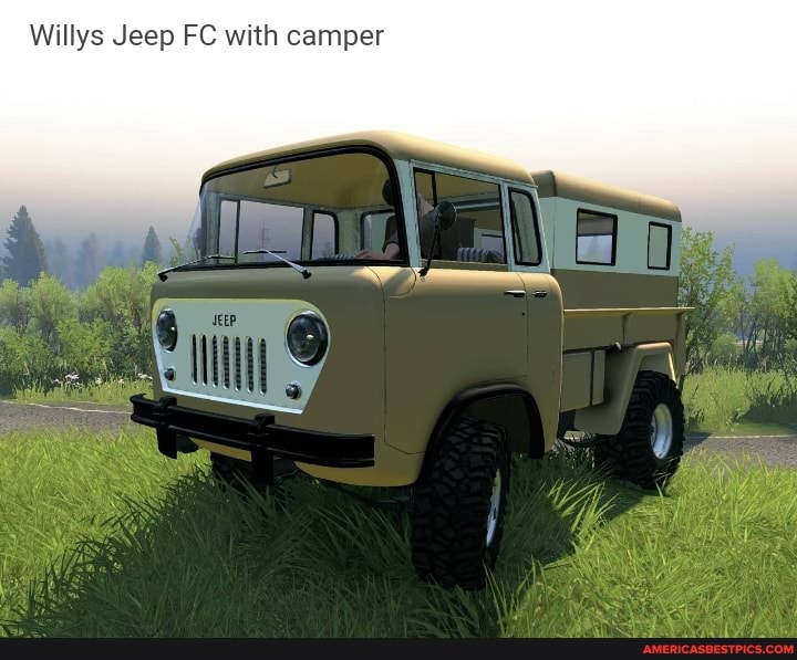 Willys Jeep FC with camper - America’s best pics and videos