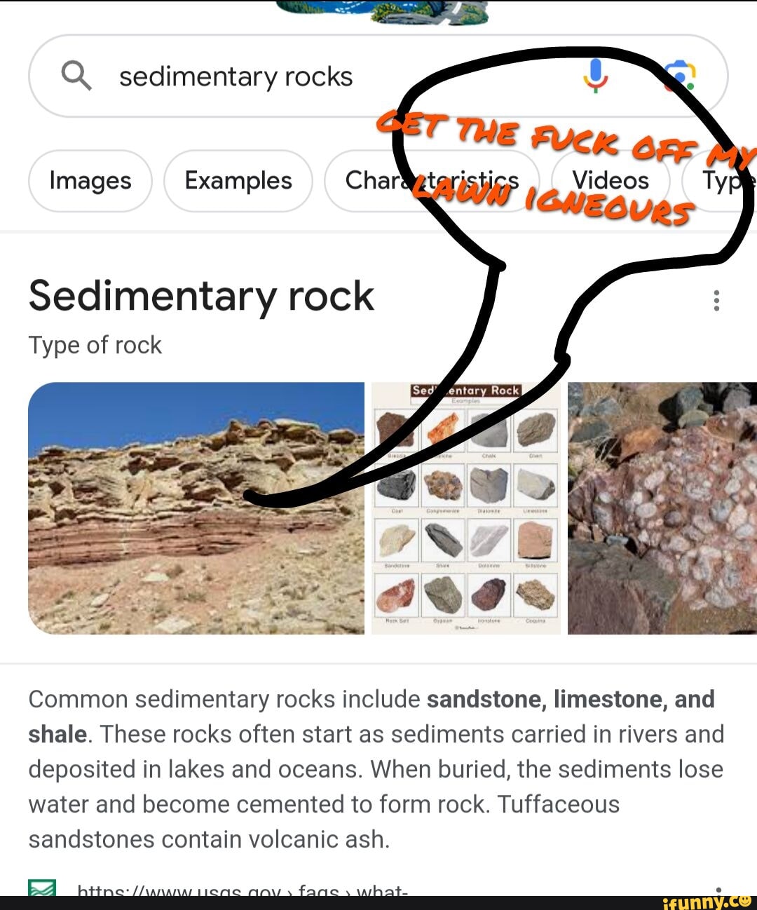 Sedimentary rocks Images Examples Char' le Videos il ty Sedimentary ...