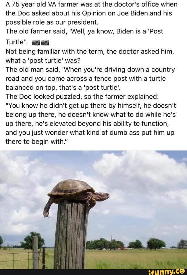 Year old VA farmer was at the doctor's office when the Doc asked about ...