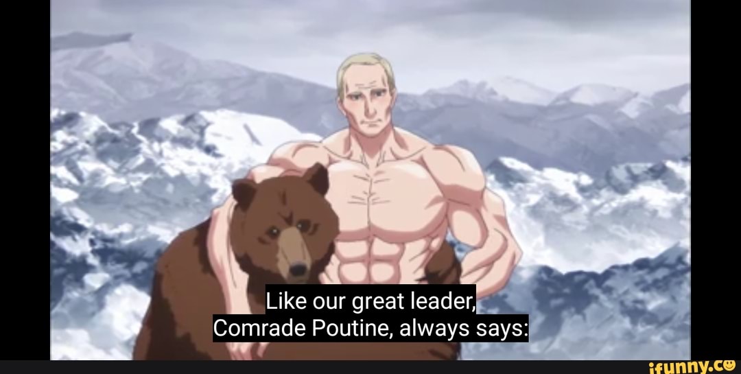 (Official funimation subs) - Like our great leader, Comrade Poutine ...