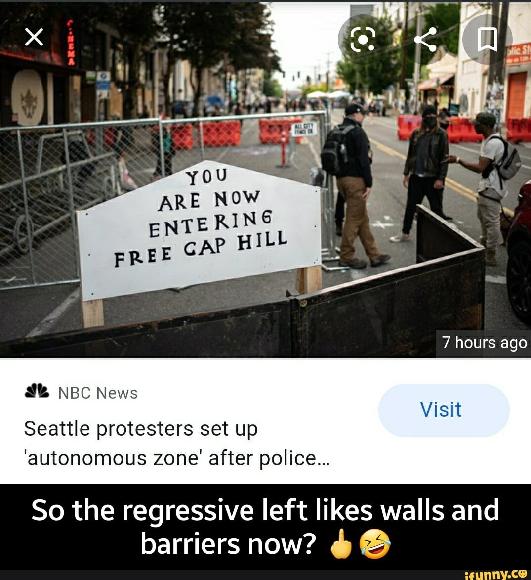 Seattle protesters set up 'autonomous zone' after police... So the ...