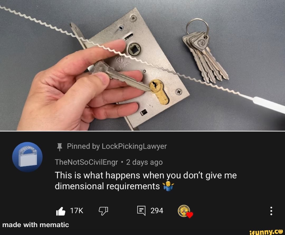 Lockpickinglawyer memes. Best Collection of funny Lockpickinglawyer ...