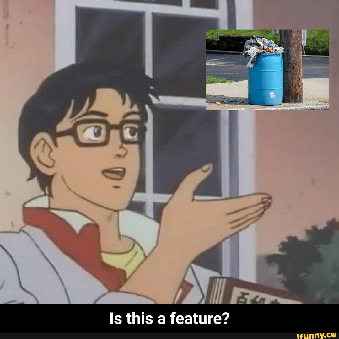 Is this a feature? - Is this a feature? - iFunny
