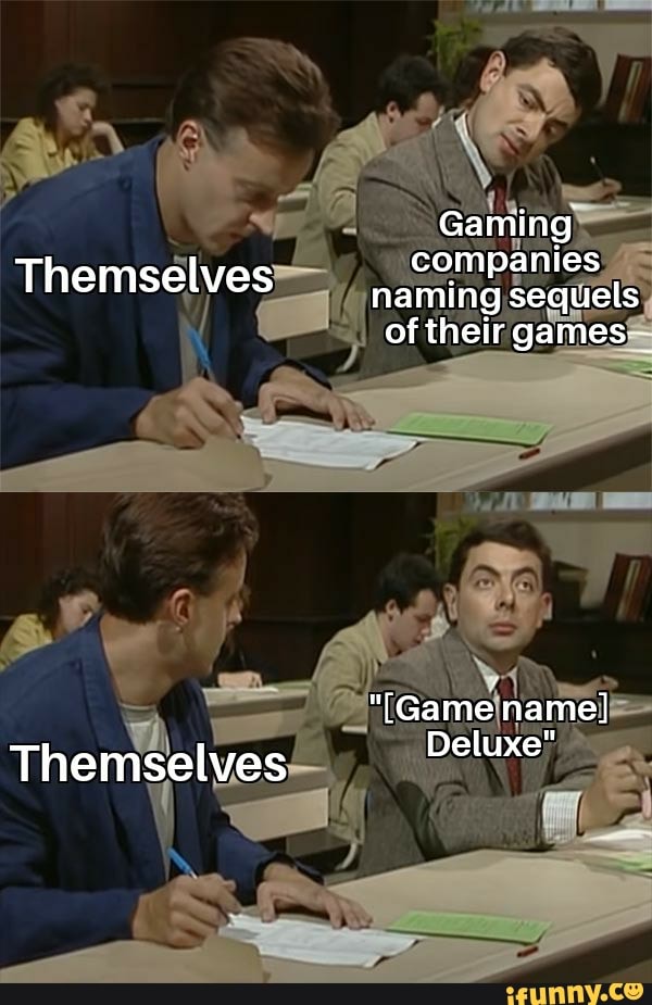 Gaming companies naming sequels of their games-- Themselves "[Game name ...