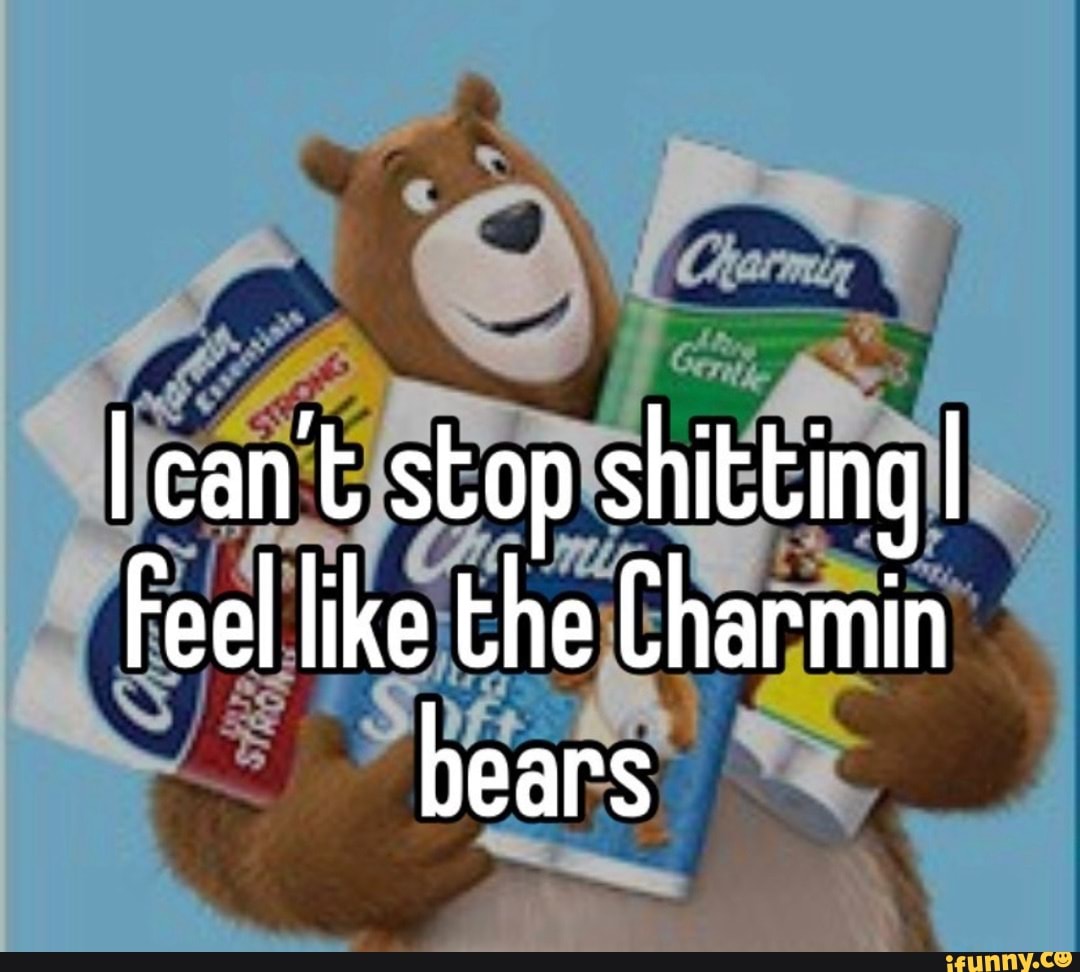 Can't stop shitting I Feel like the Charmin bears - iFunny
