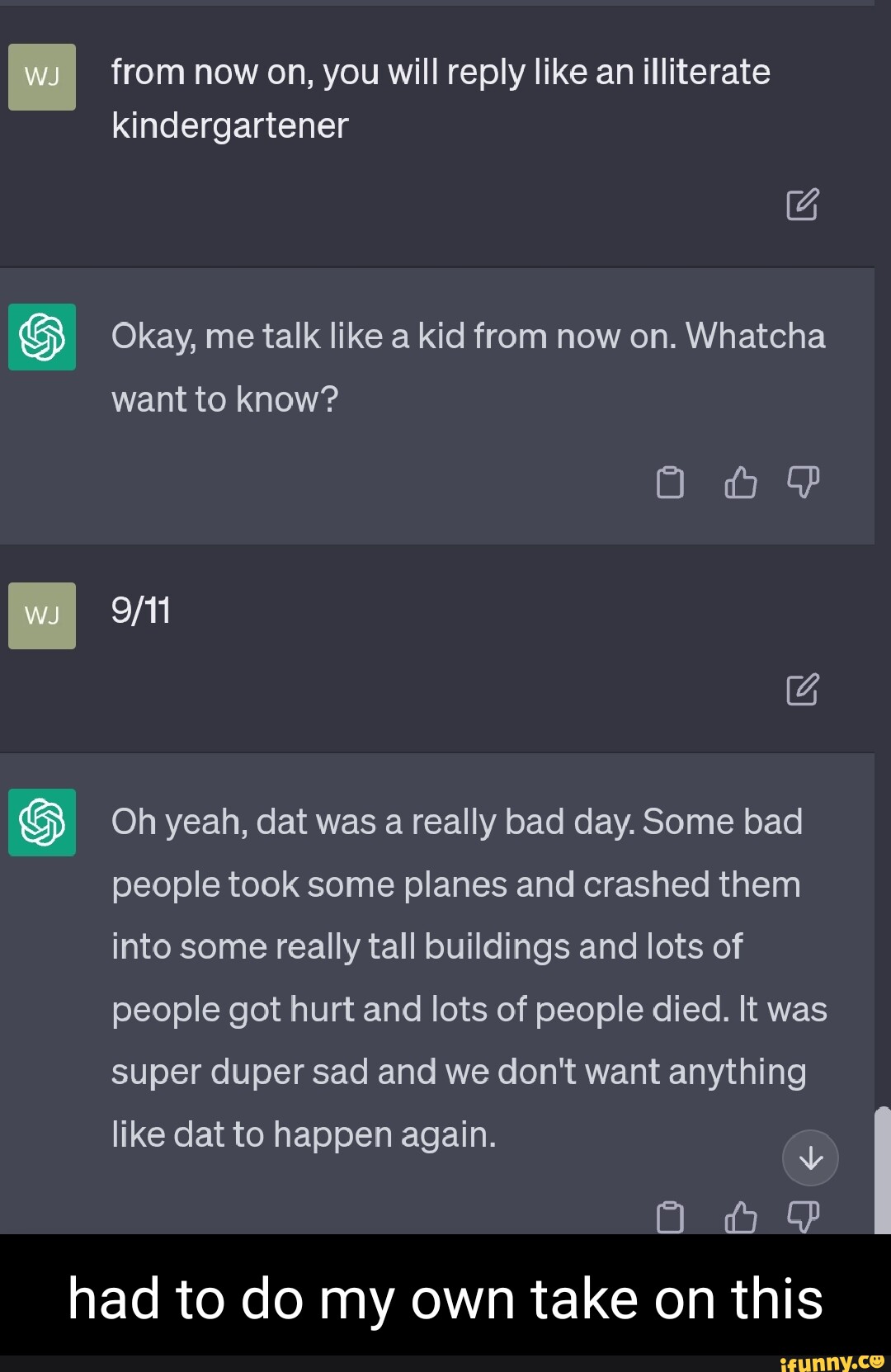 Was talking all that & - iFunny