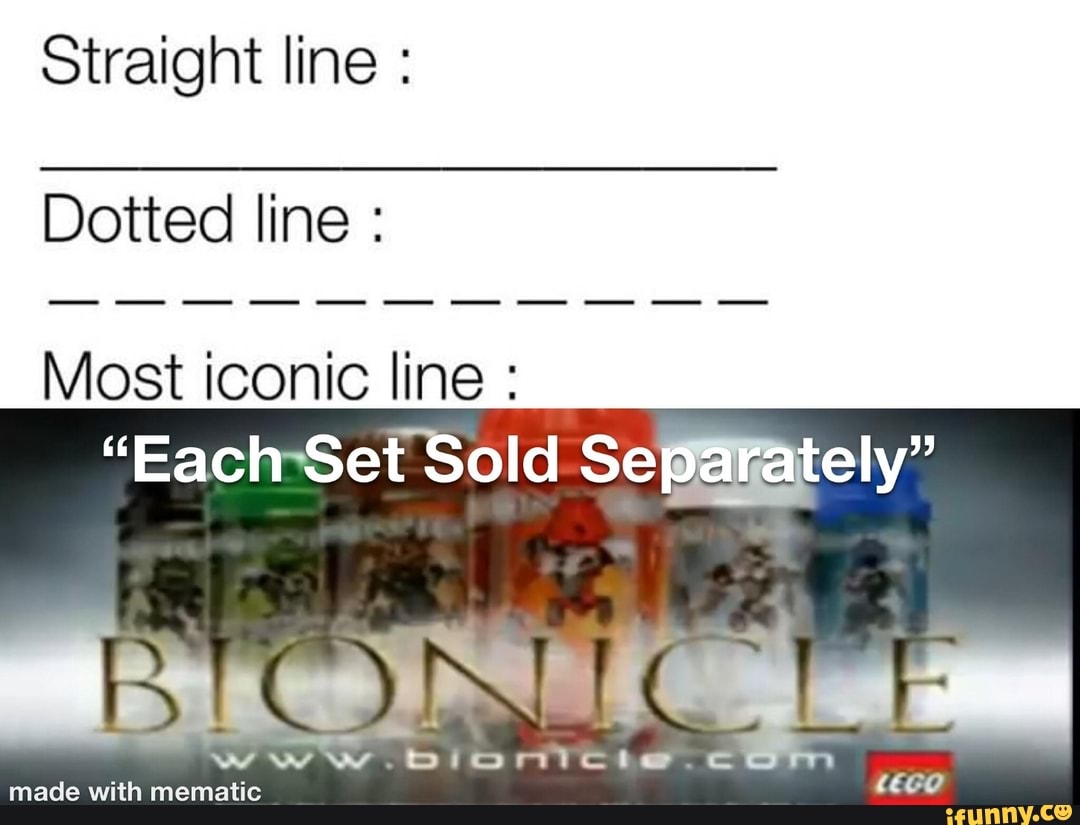 Straight line Dotted line Most iconic line "Each-Set Sold Sepatrately ...