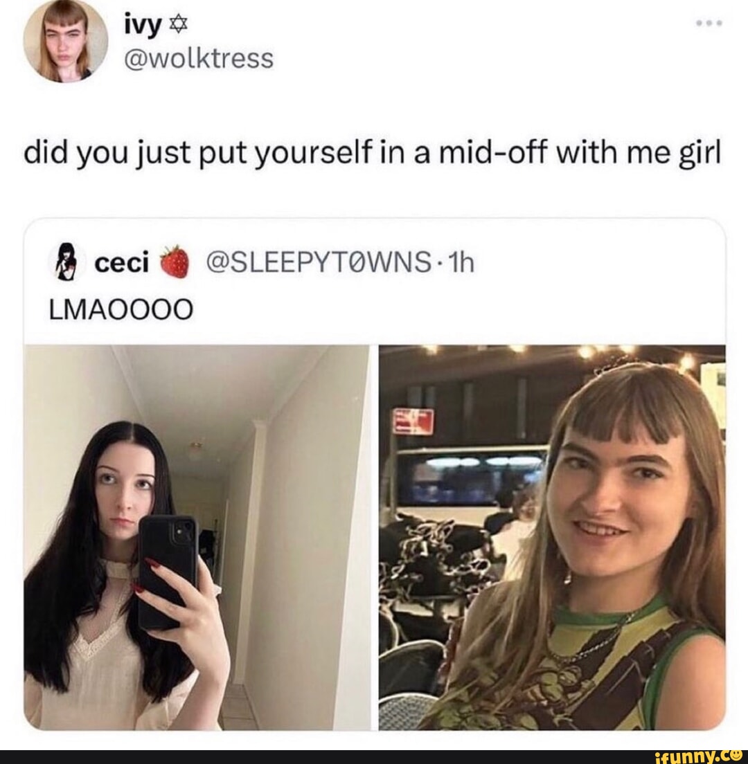 Mm) ivys @wolktress did you just put yourself in a mid-off with me girl ...