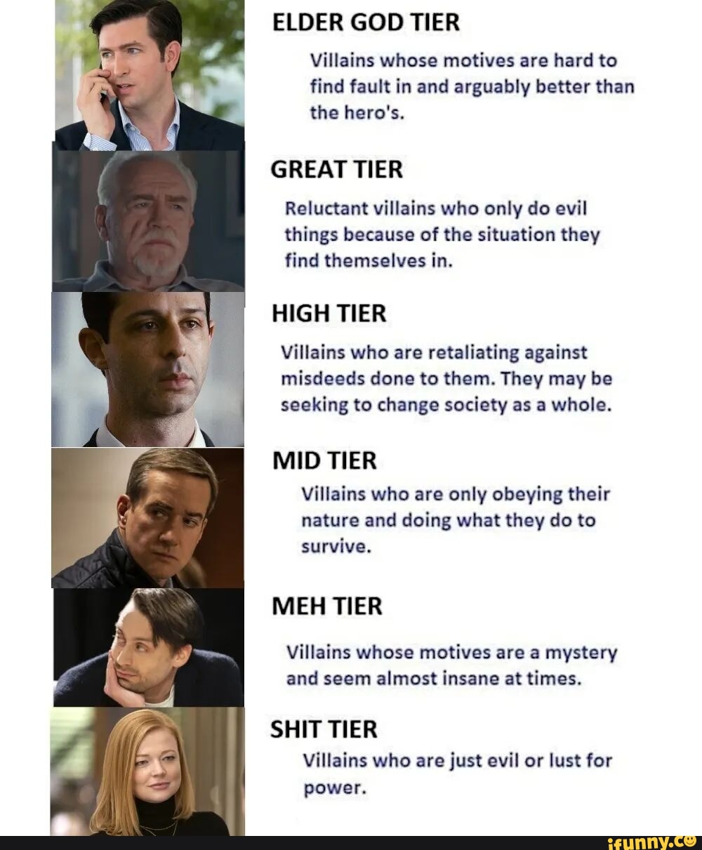 ELDER GOD TIER Villains whose motives are hard to find fault in and ...