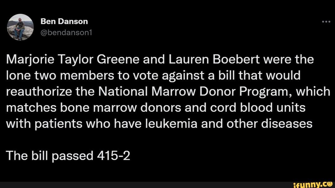 Ben Danson we @bendanson1 Marjorie Taylor Greene and Lauren Boebert ...