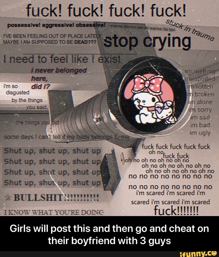 Fuck! fuck! fuck! fuck! fuck fuck fuck fuck fuck a ohno, 5 PA o oh no ...