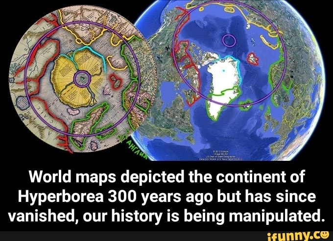 World maps depicted the continent of Hyperborea 300 years ago but has ...