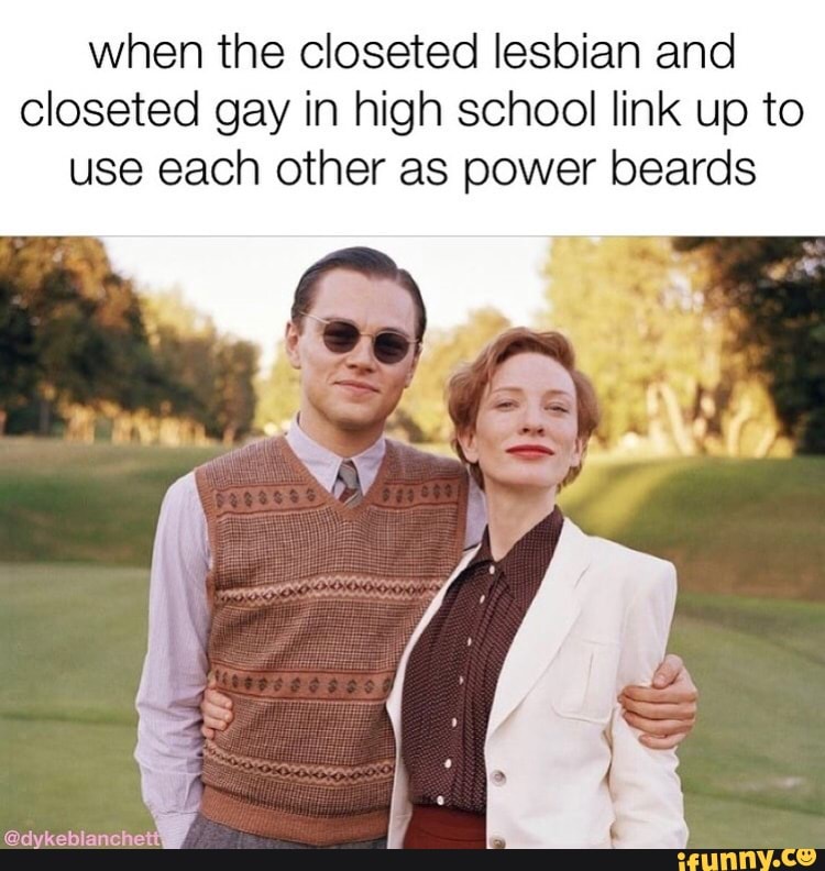 When The Closeted Lesbian And Closeted Gay In High School Link Up To