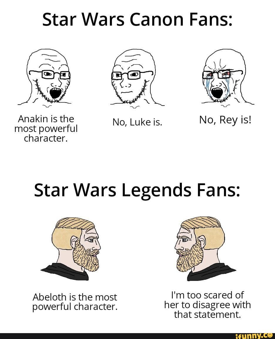 Star Wars Canon Fans: Anakin is the No, Luke is. No, Rey is! most ...