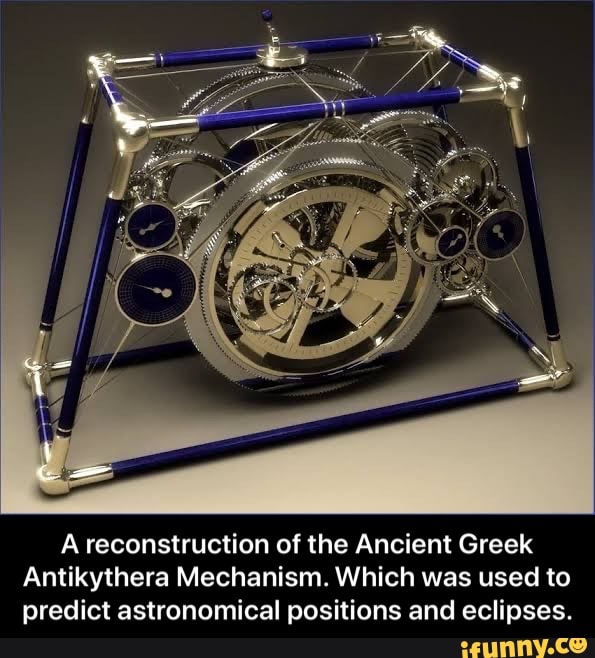 A reconstruction of the Ancient Greek Antikythera Mechanism. Which was ...