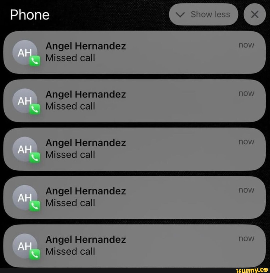Missed Phone Call Meme