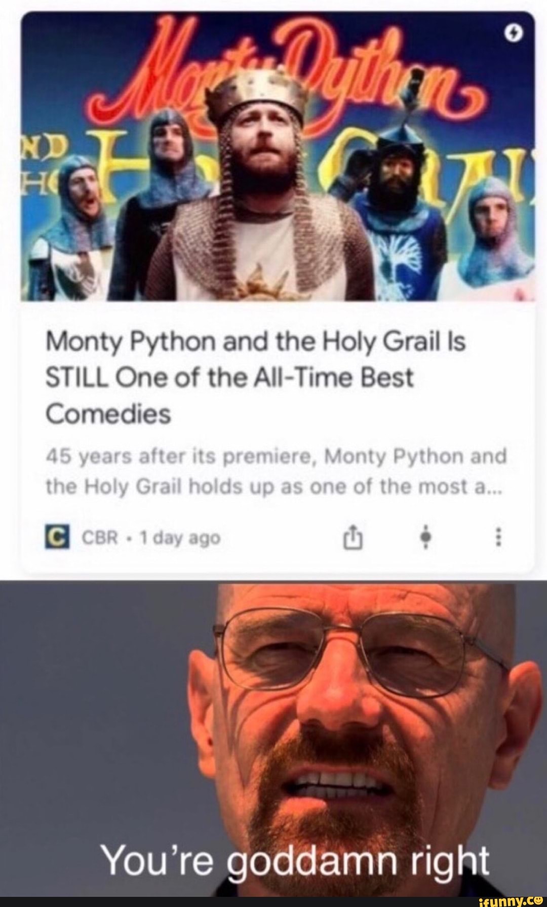 Monty Python and the Holy Grail Is STILL One of the Al Best Comedies ...