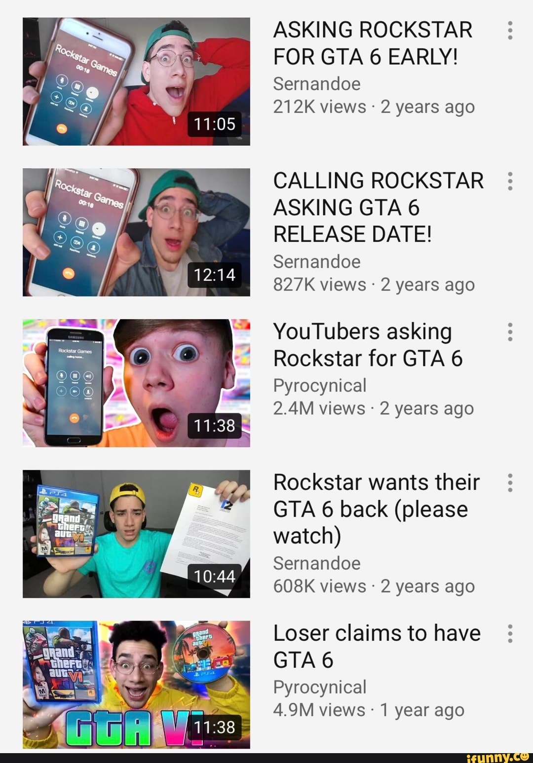 ASKING ROCKSTAR FOR GTA 6 EARLY! Sernandoe 212K views - 2 years ago ...
