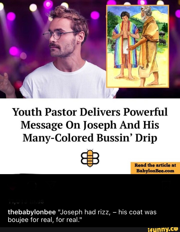 Youth Pastor Delivers Powerful Message On Joseph And His Many-Colored ...