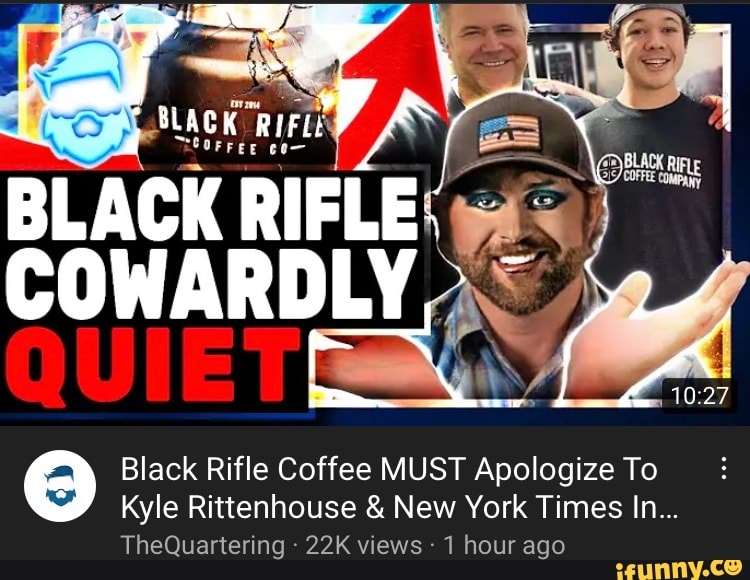 BLACK RIFL "COFFEE co- BLACK RIFLE COWARDLY Black Rifle Coffee MUST ...