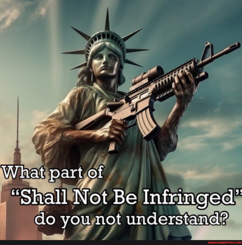What part of "Shall Not Be Infringed' do you net understand? - America ...