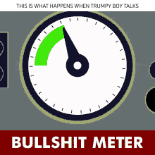 BULLSHIT METER THIS IS WHAT HAPPENS WHEN TRUMPY BOY TALKS - America’s ...