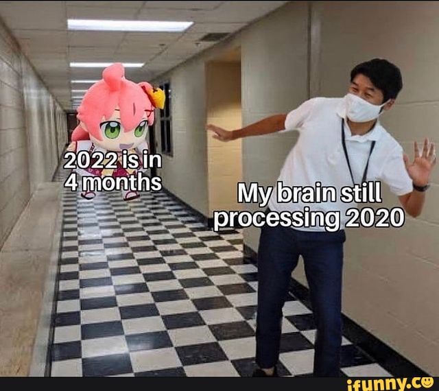 2022 isin 4 months My brain still processing 2020 - iFunny