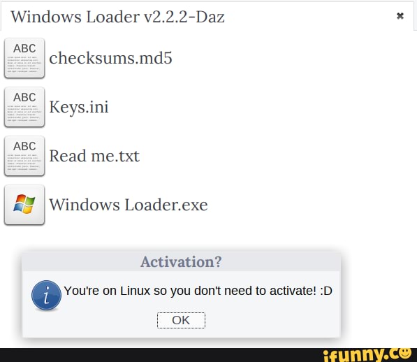 Windows Loader v2.2.2-Daz checksums.mdS, ABC Loader.exe Activation? on ...