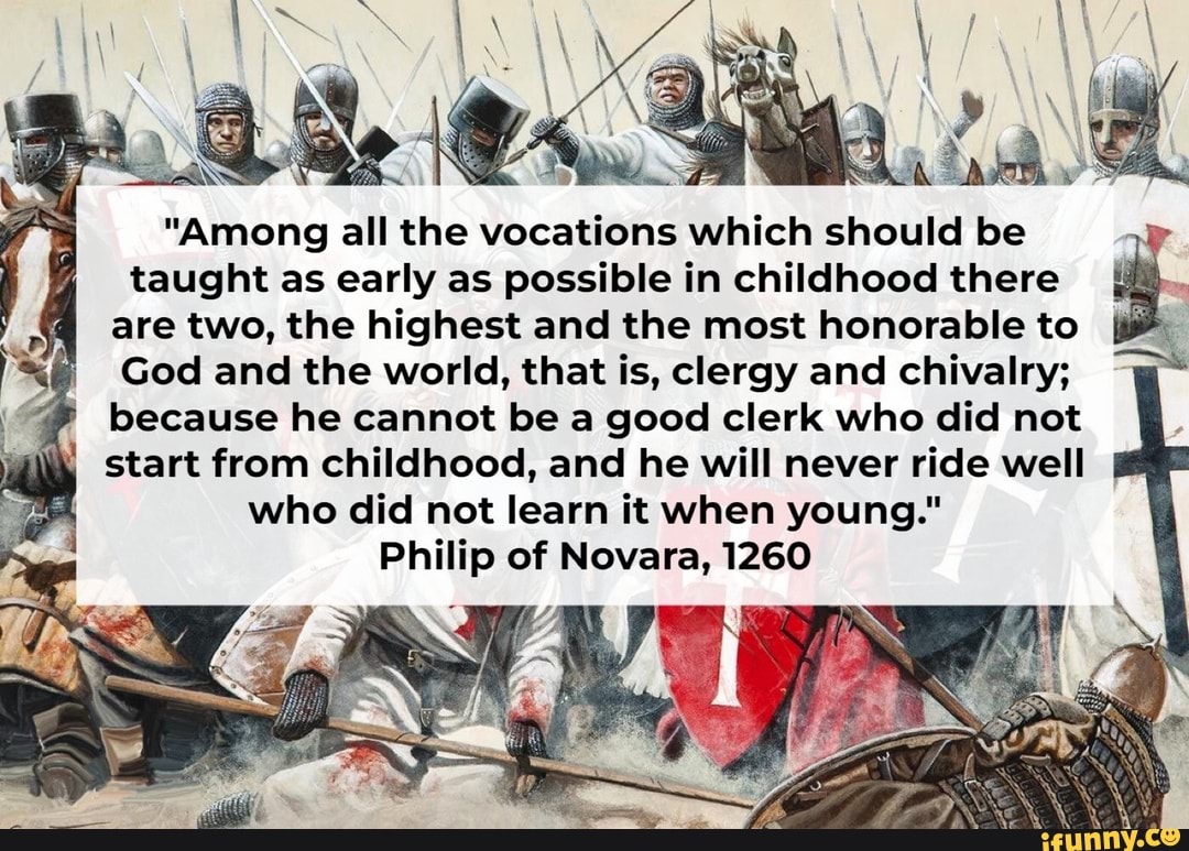 "Among all the vocations which should be taught as early as possible in ...