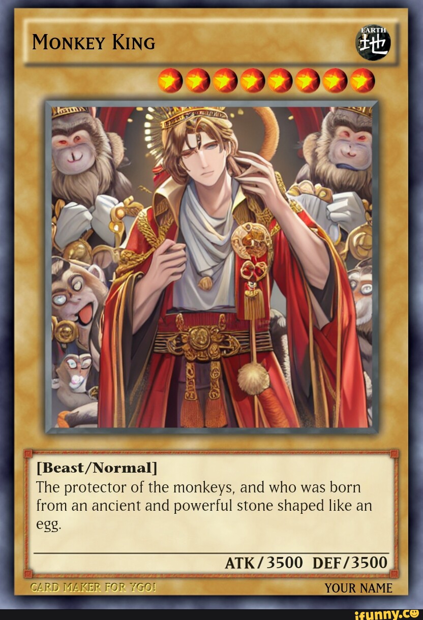 Fe MONKEY KING 2) The protector of the monkeys, and who was born from ...