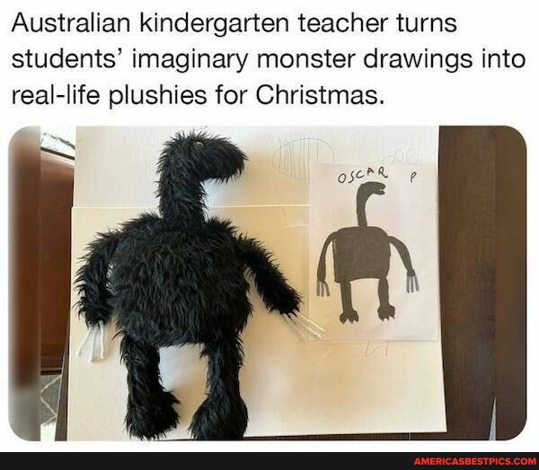 Australian kindergarten teacher turns students' imaginary monster ...