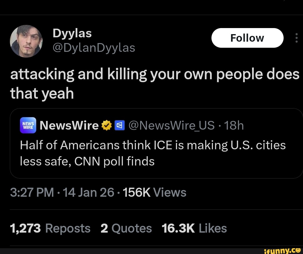 Dyylas Follow attacking and killing your own people does that yeah ...