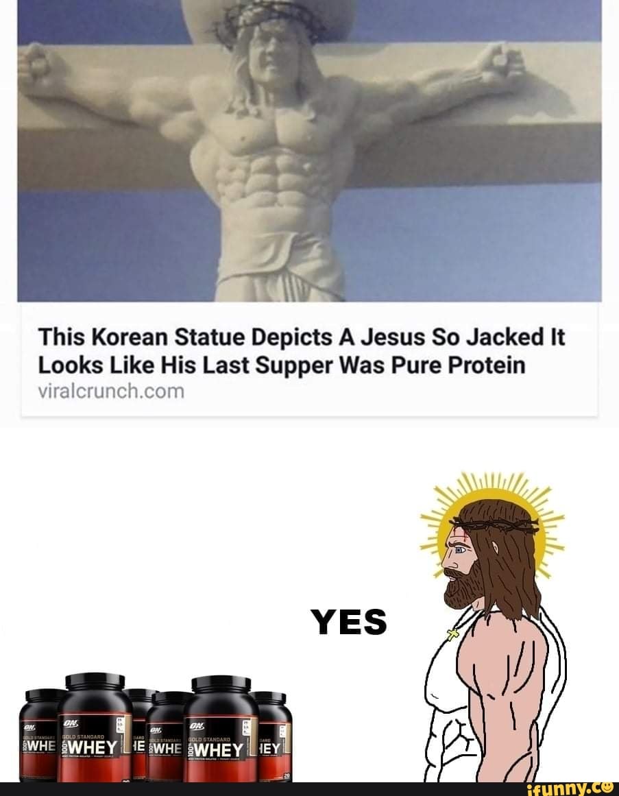 This Korean Statue Depicts A Jesus So Jacked It Looks Like His Last ...
