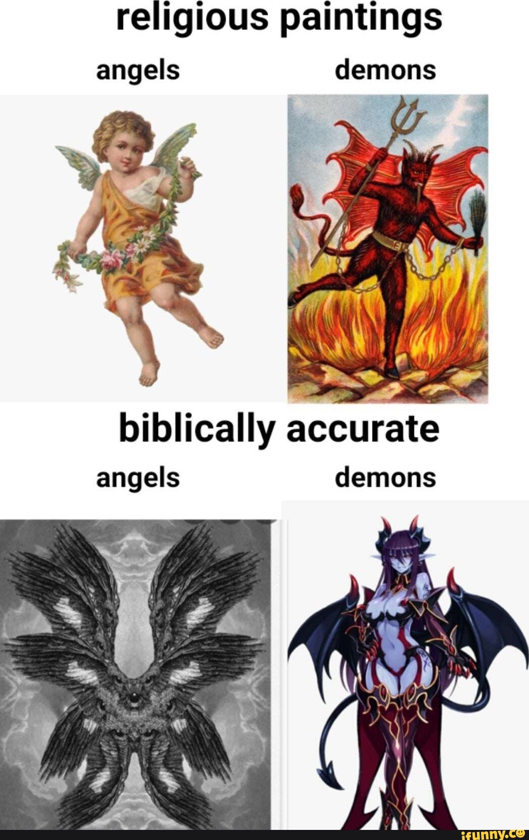 Religious paintings angels demons biblically accurate angels demons ...