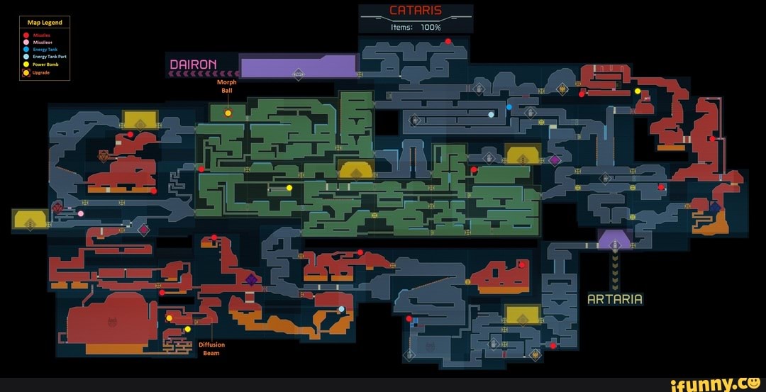 Metroid_dread_full_map memes. Best Collection of funny Metroid_dread ...