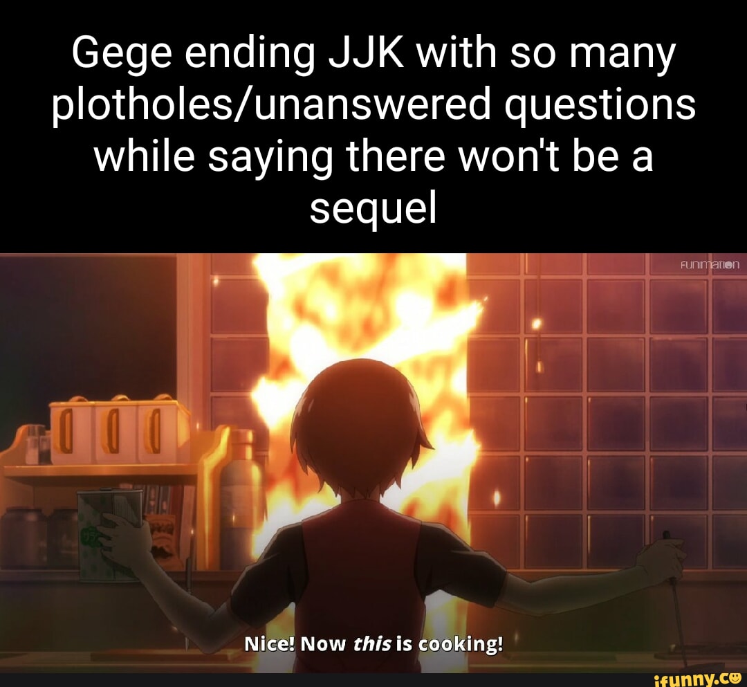 Gege ending JJK with so many questions while saying there won't be a ...