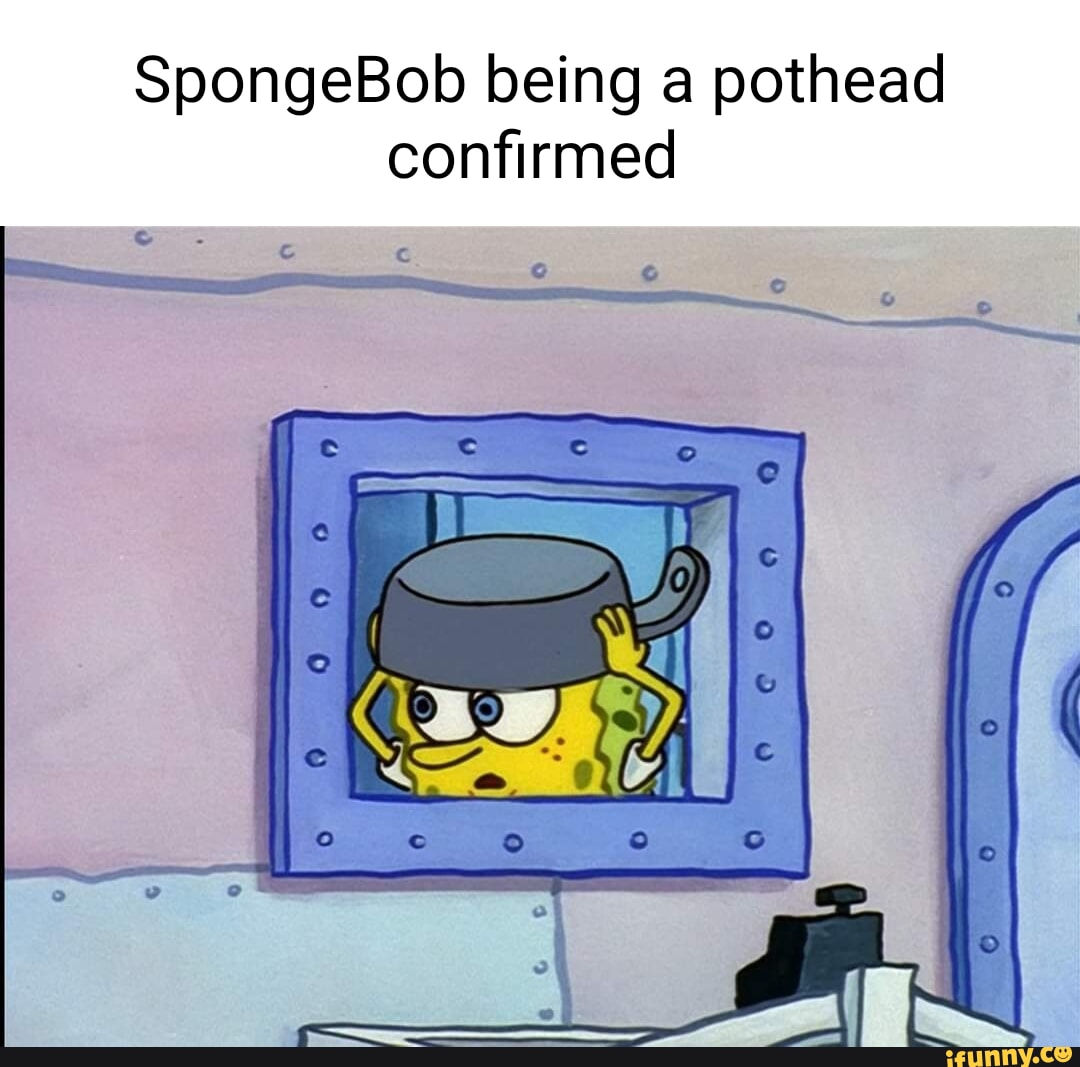 SpongeBob being a pothead confirmed - iFunny