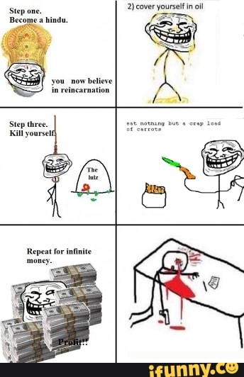 2) cover yourself in oil - iFunny