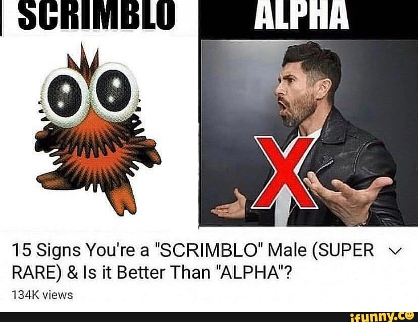 15 Signs You're a "SCRIMBLO" Male (SUPER v RARE) & Is it Better Than ...