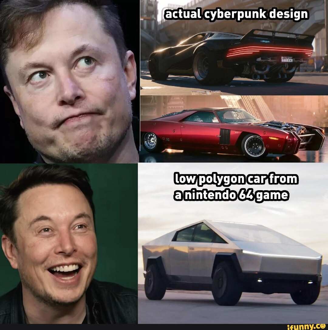 Cont cyberpunk design I low polygon can anintendo 64' game - iFunny