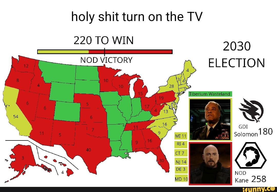 Holy shit turn on the TV 220 TO WIN 2030 NOD VICTORY ELECTION Wasteland ...