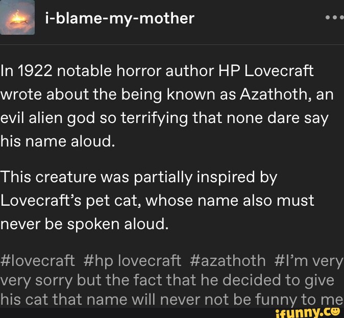 Azathoth memes. Best Collection of funny Azathoth pictures on iFunny