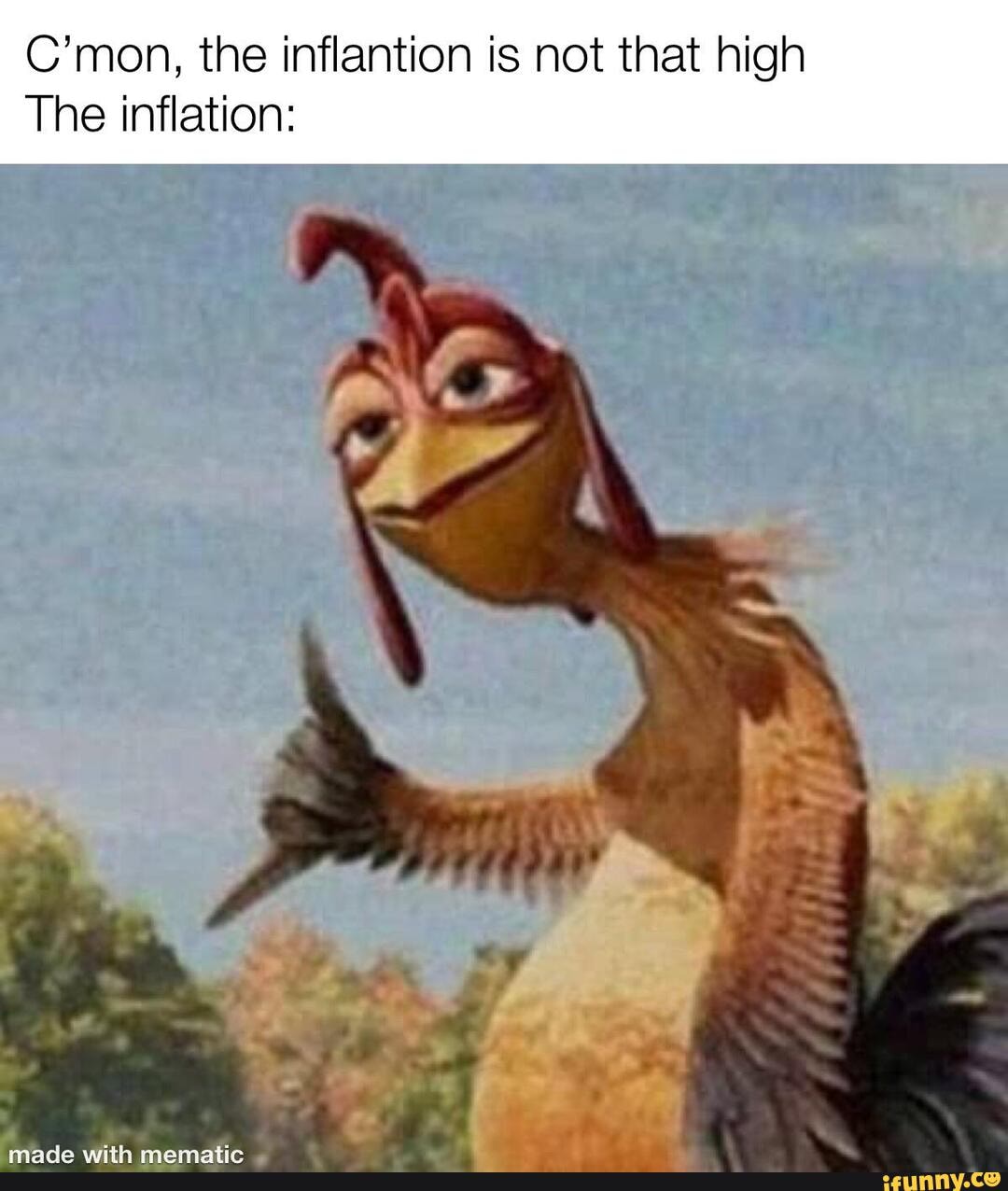 C'mon, the inflantion is not that high The inflation: - iFunny