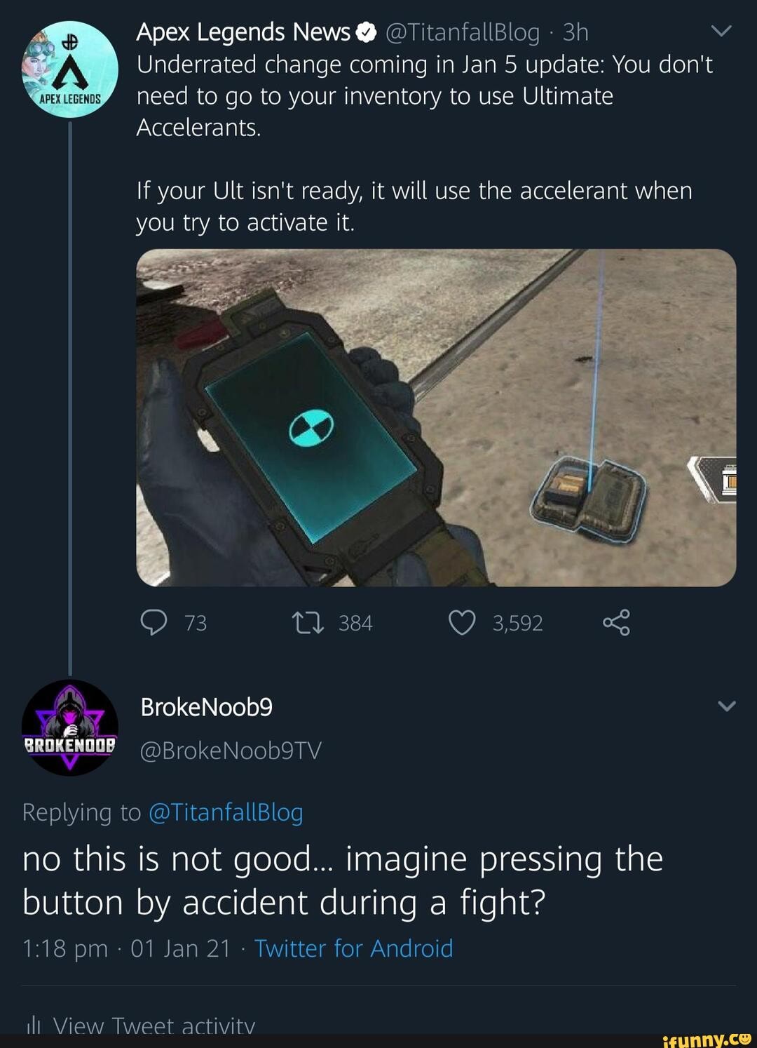 APEX LEGENDS Apex Legends News @ @TitanfallBlog - Underrated change ...