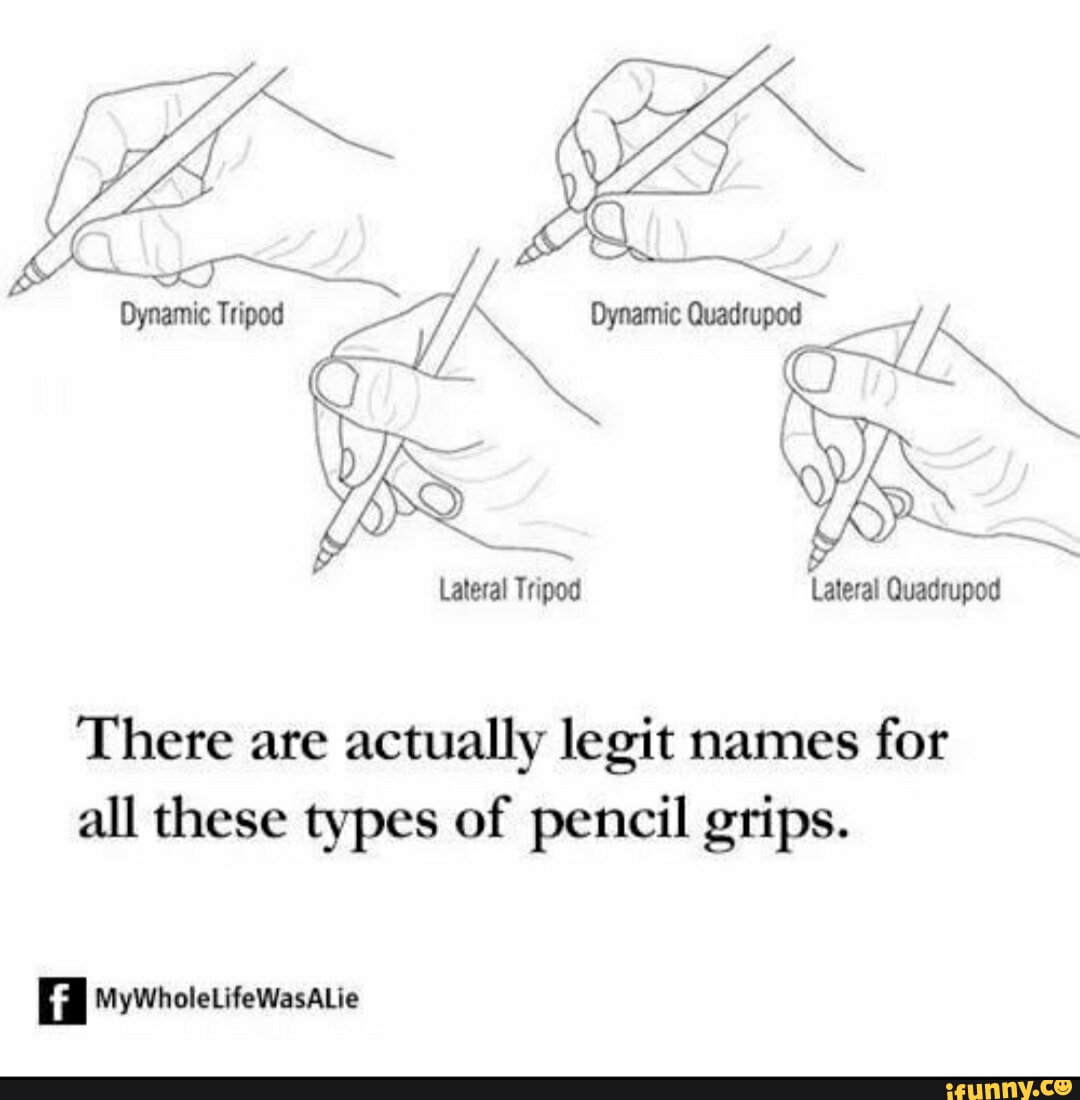 Lateral Tripod Lateral Quadrupod There are actually legit names for all ...
